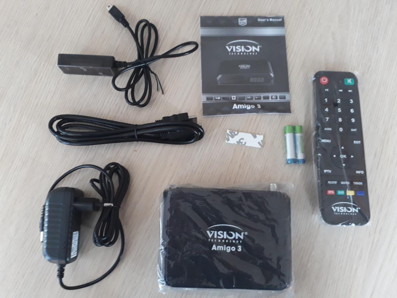 الوافد الجديد للسوق المغربية جهاز VISION AMIGO 3 و سيرفر VANILLA