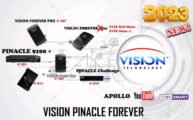 تحديثات بالجملة⭐VISION PINACLE FOREVER⭐تثبيث سيرفر+ اضافة خاصية *BER*SNR