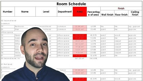 Schedules in Revit Course